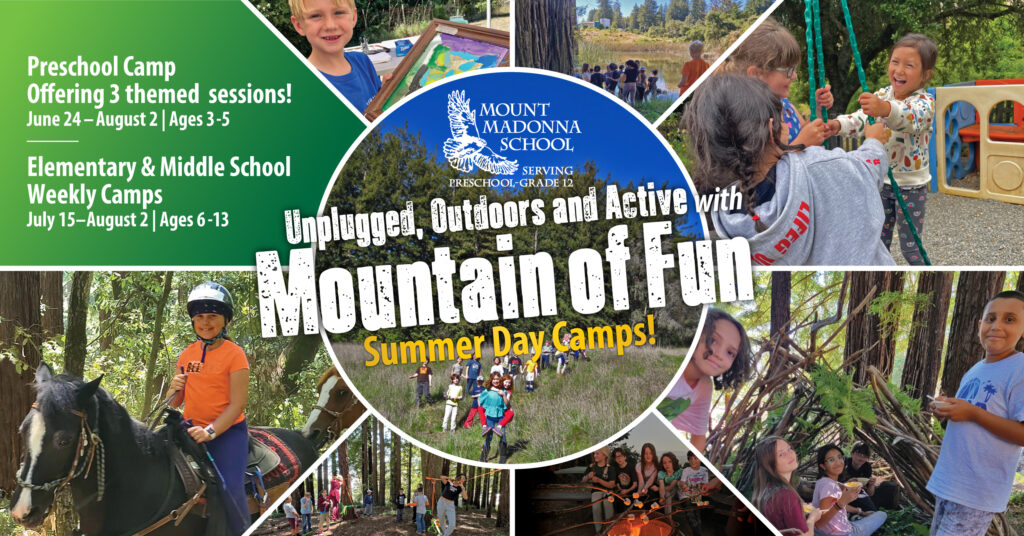 Mountain of Fun Summer Camp: Nature Explorers, ages 3-5 - Mount Madonna ...