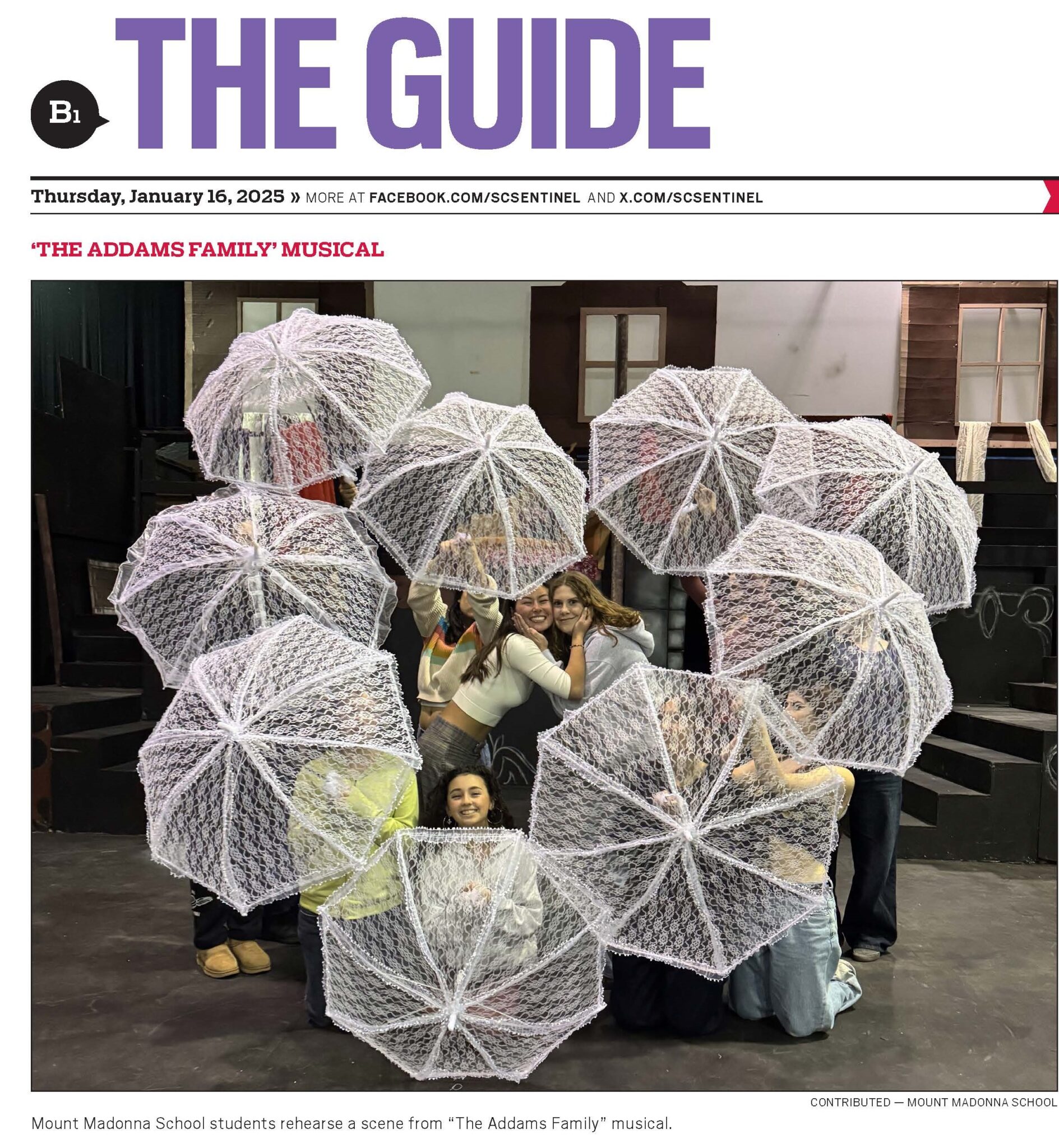 Santa Cruz Sentinel, "Mount Madonna School Gets Creepy and Kooky with ...